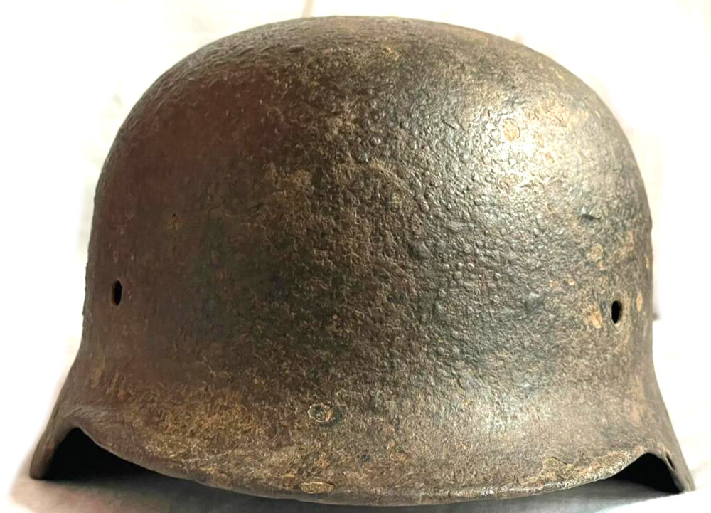 Waffen-SS steel helmet from Rzhev battle ww2 artifact