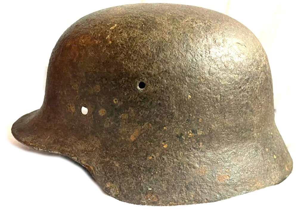 Waffen-SS steel helmet from Rzhev battle ww2 artifact