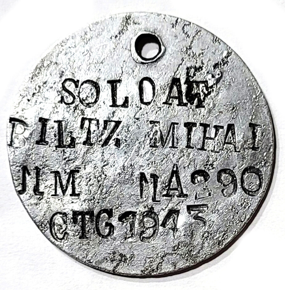 Romanian war ID tag for sale