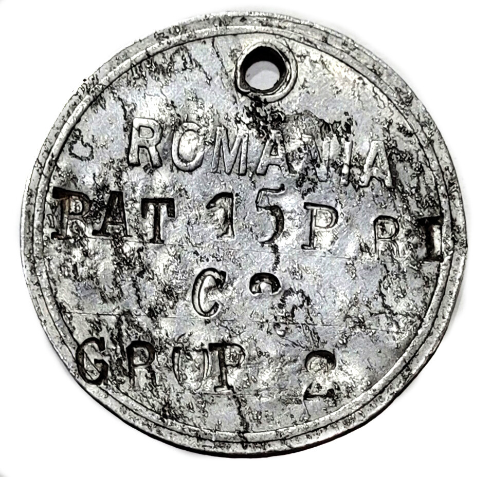 Romanian war ID tag for sale