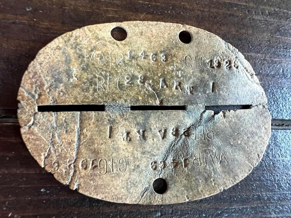 Buy oval Romanian WW2 identification tag