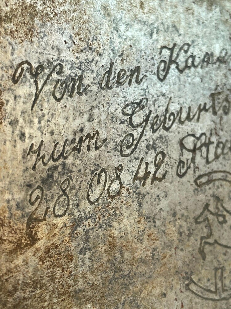 Cigarette box of 24th Panzer division / from Stalingrad