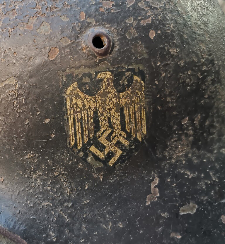 Wehrmacht helmet from Stalingrad (airfield Pitomnik)
