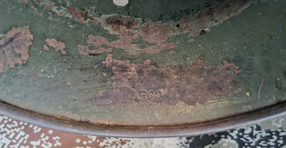 Wehrmacht helmet from Stalingrad (airfield Pitomnik)