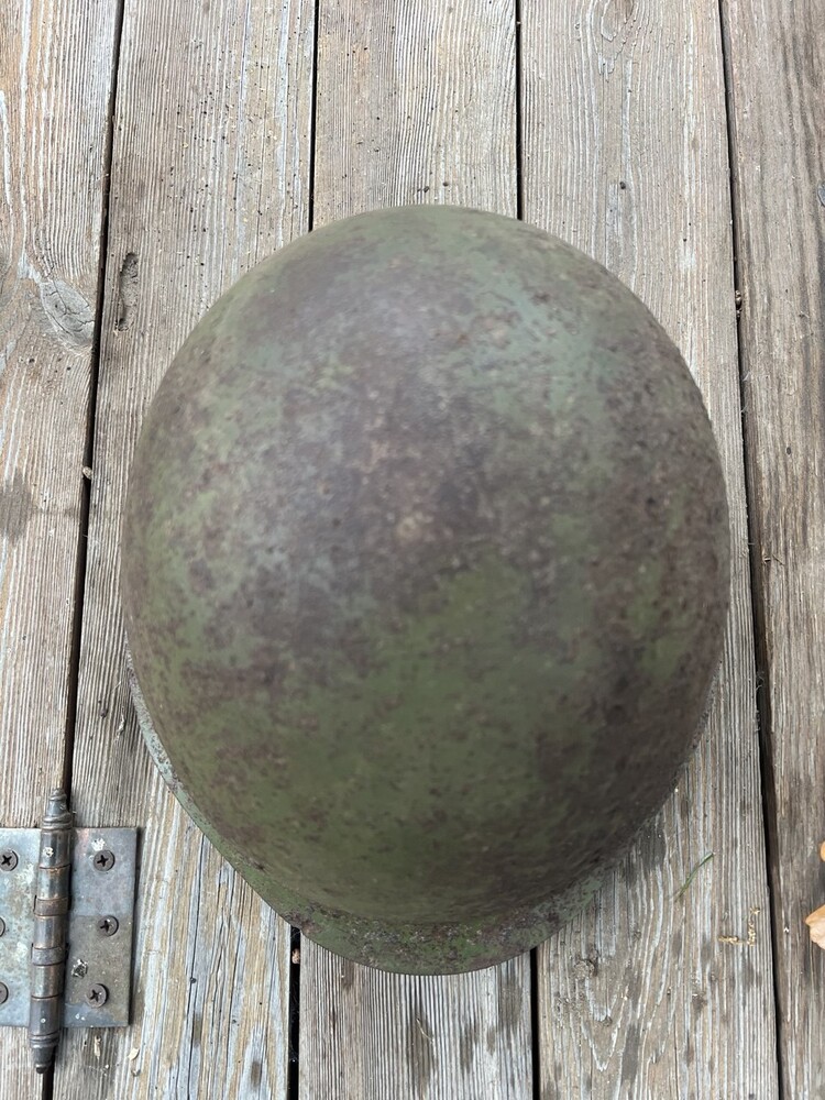 Soviet helmet from Trehostrovsky farmstead