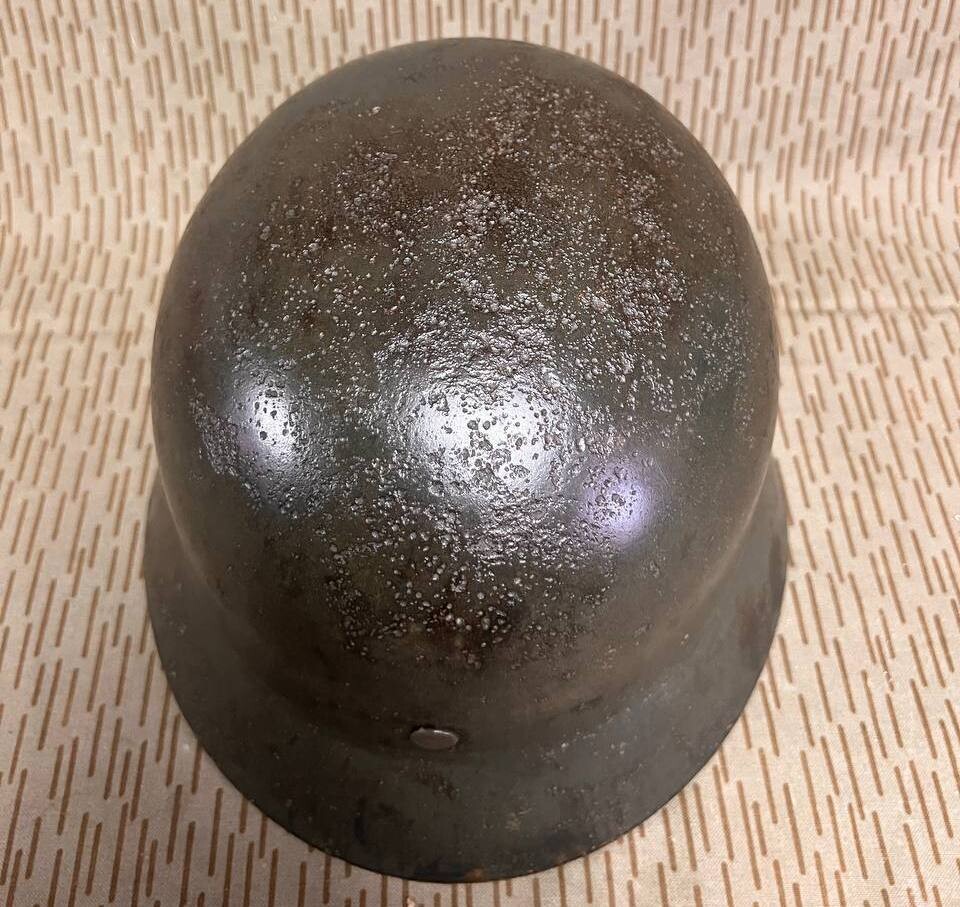 Restored German helmet, Waffen SS