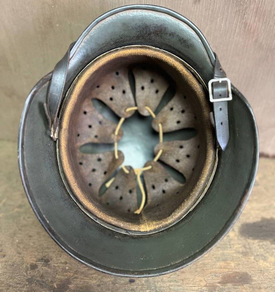 Restored German helmet M40, Waffen SS