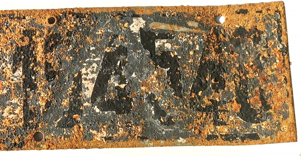 German WW2 license plate
