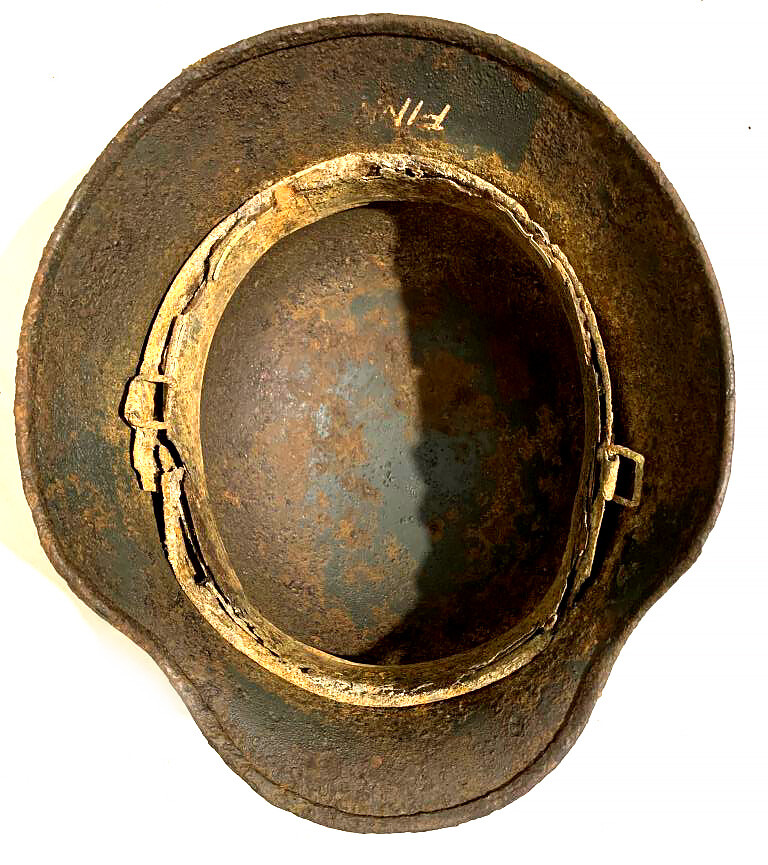 German helmet M40 / from Stalingrad Cossack Kurgan