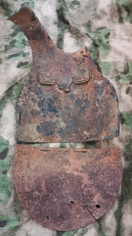 Red Army Steel Bib CN-42 from Smolensk battle