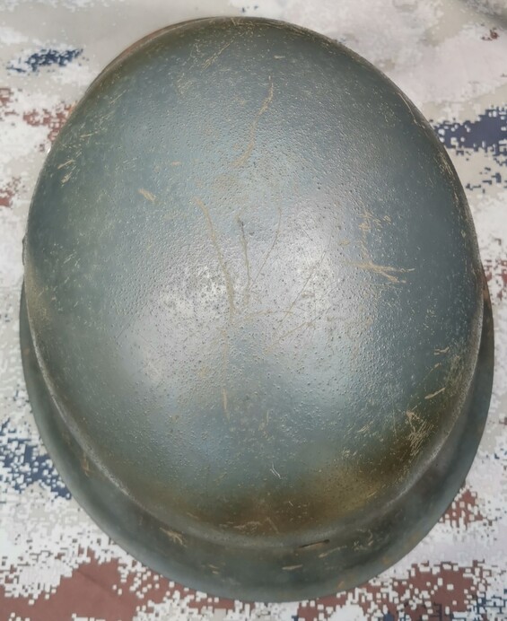 Restored German helmet M42, Waffen-SS (Battle of Demyansk)