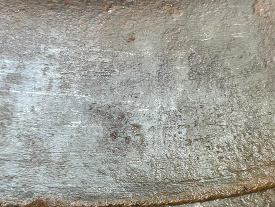 Wehrmacht helmet M40 + gasmask canister from Murmansk