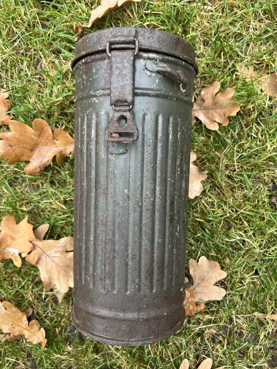 German gas mask + canister from Eastern Front