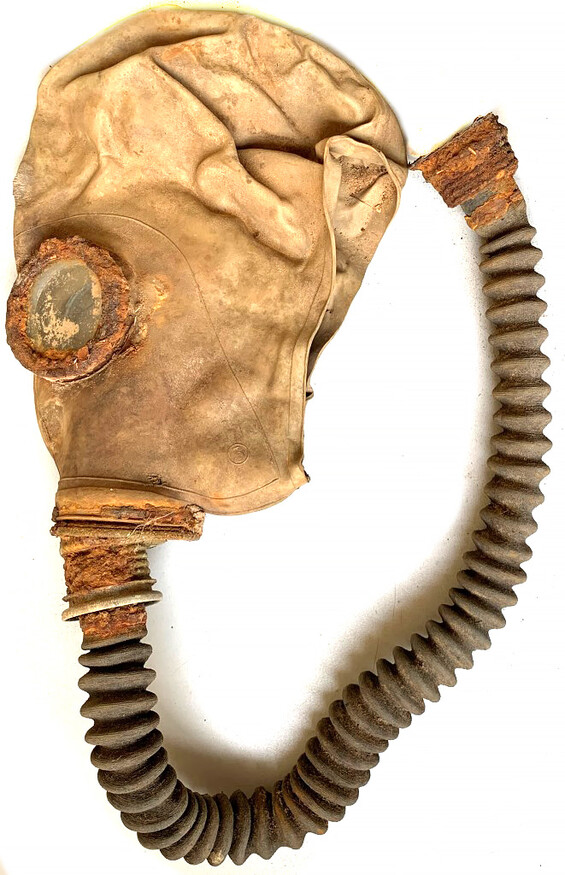 Soviet WW2 Gas Mask from forest of Leningrad